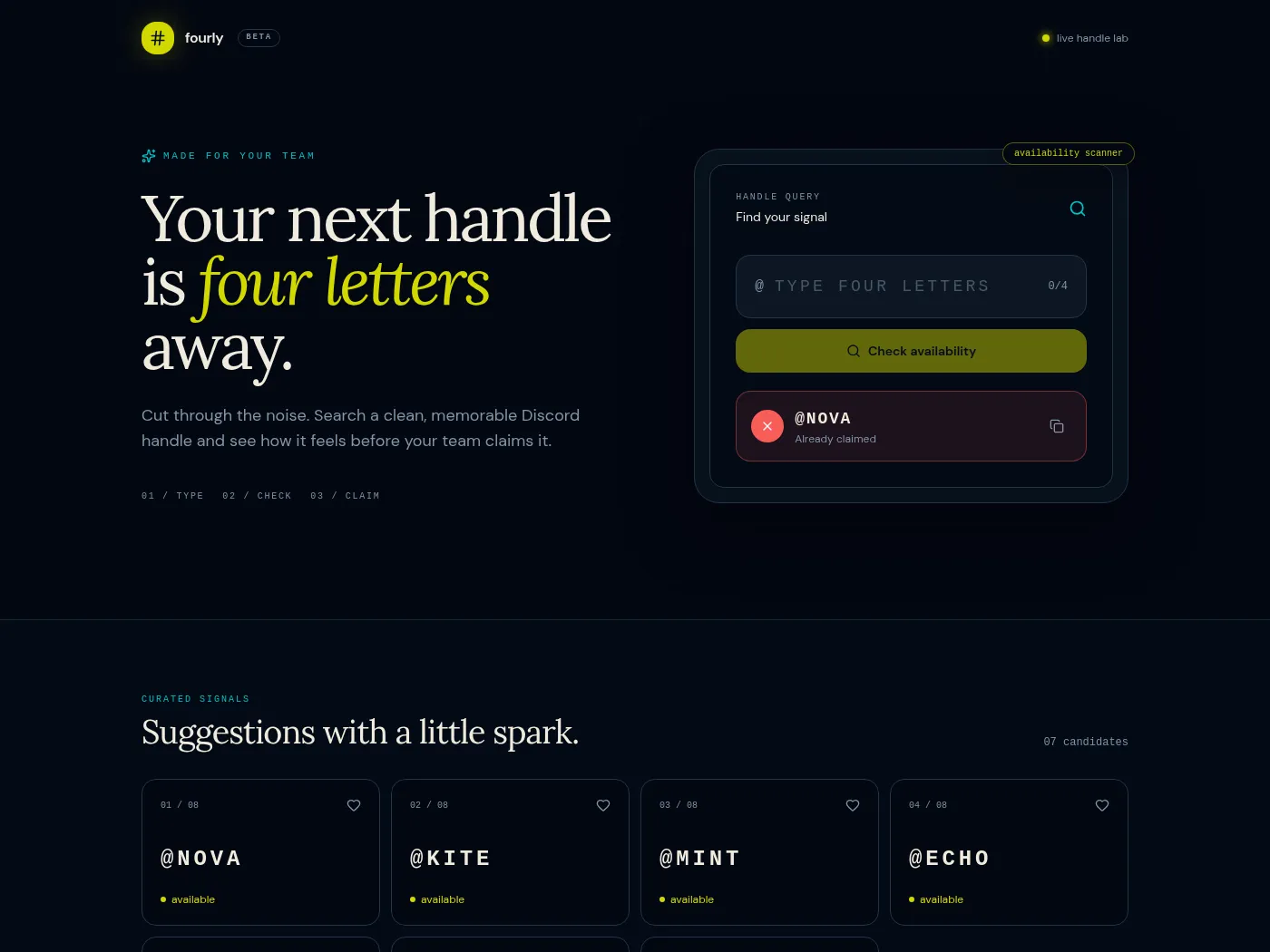 Discord 4L Handle Finder