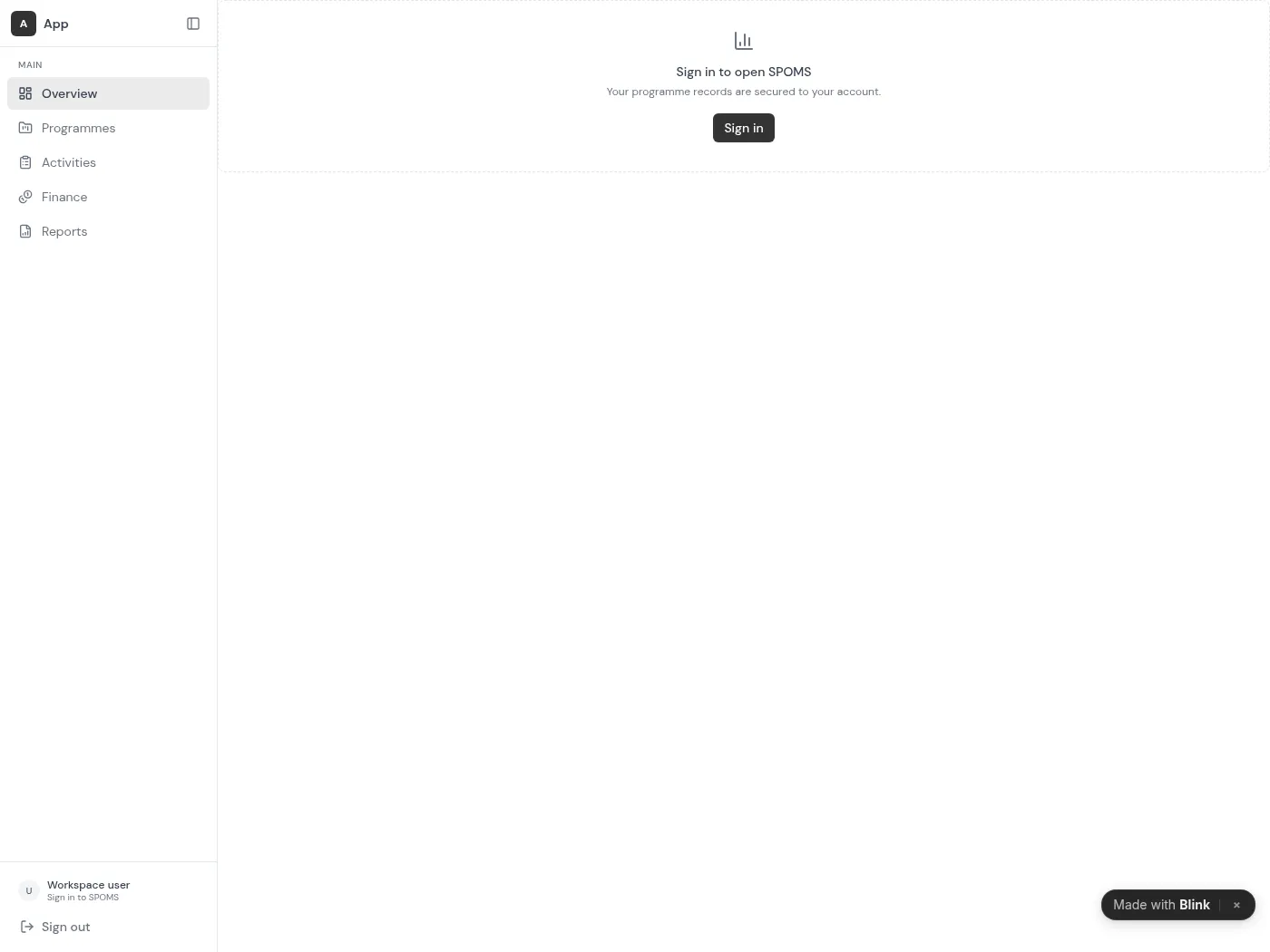 SPOMS Standalone Platform