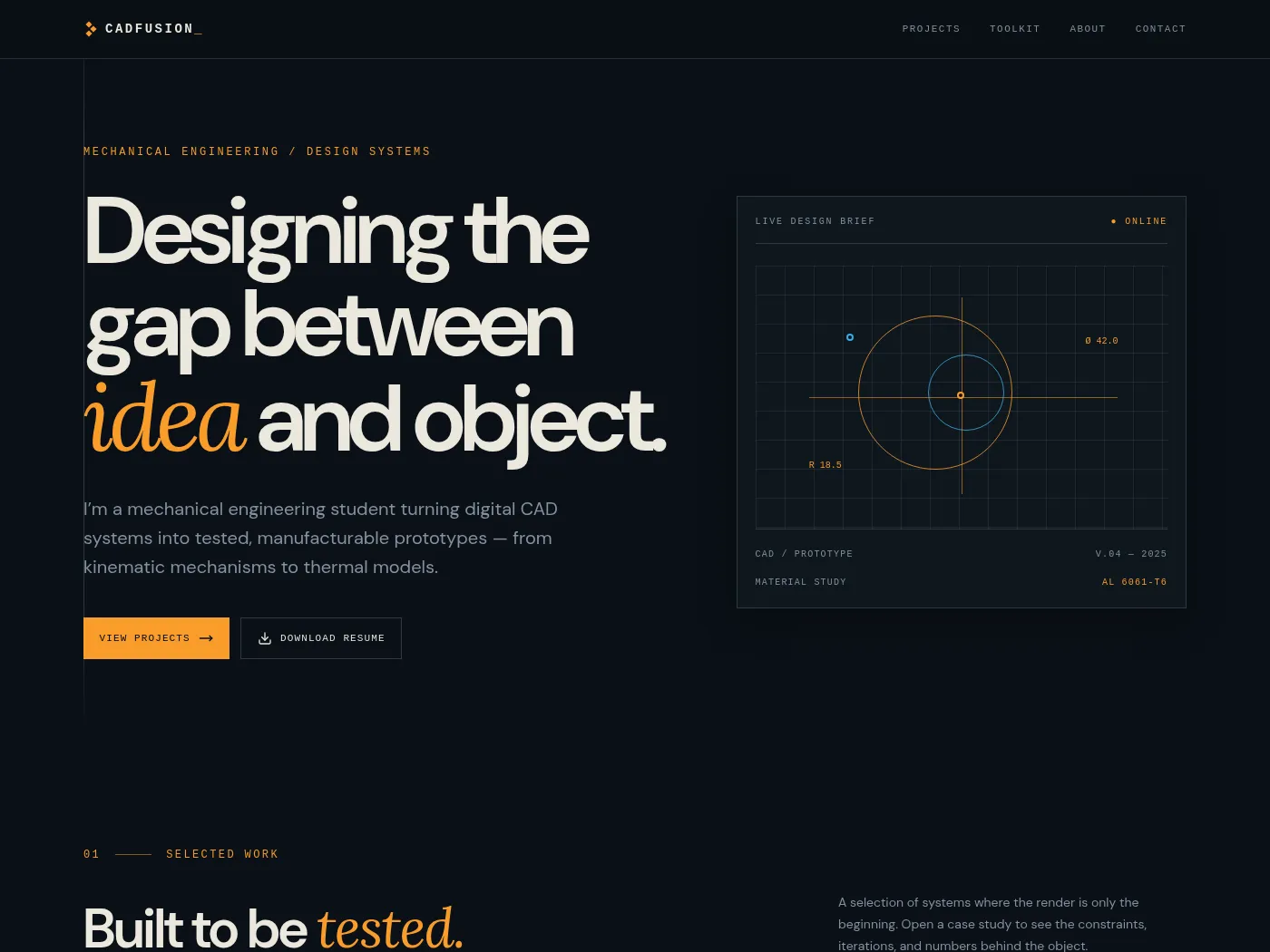 CadFusion Portfolio