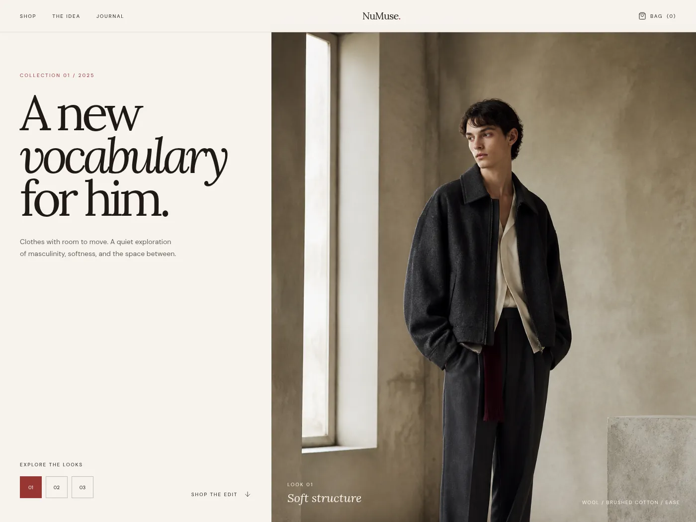 NuMuse Fashion Website