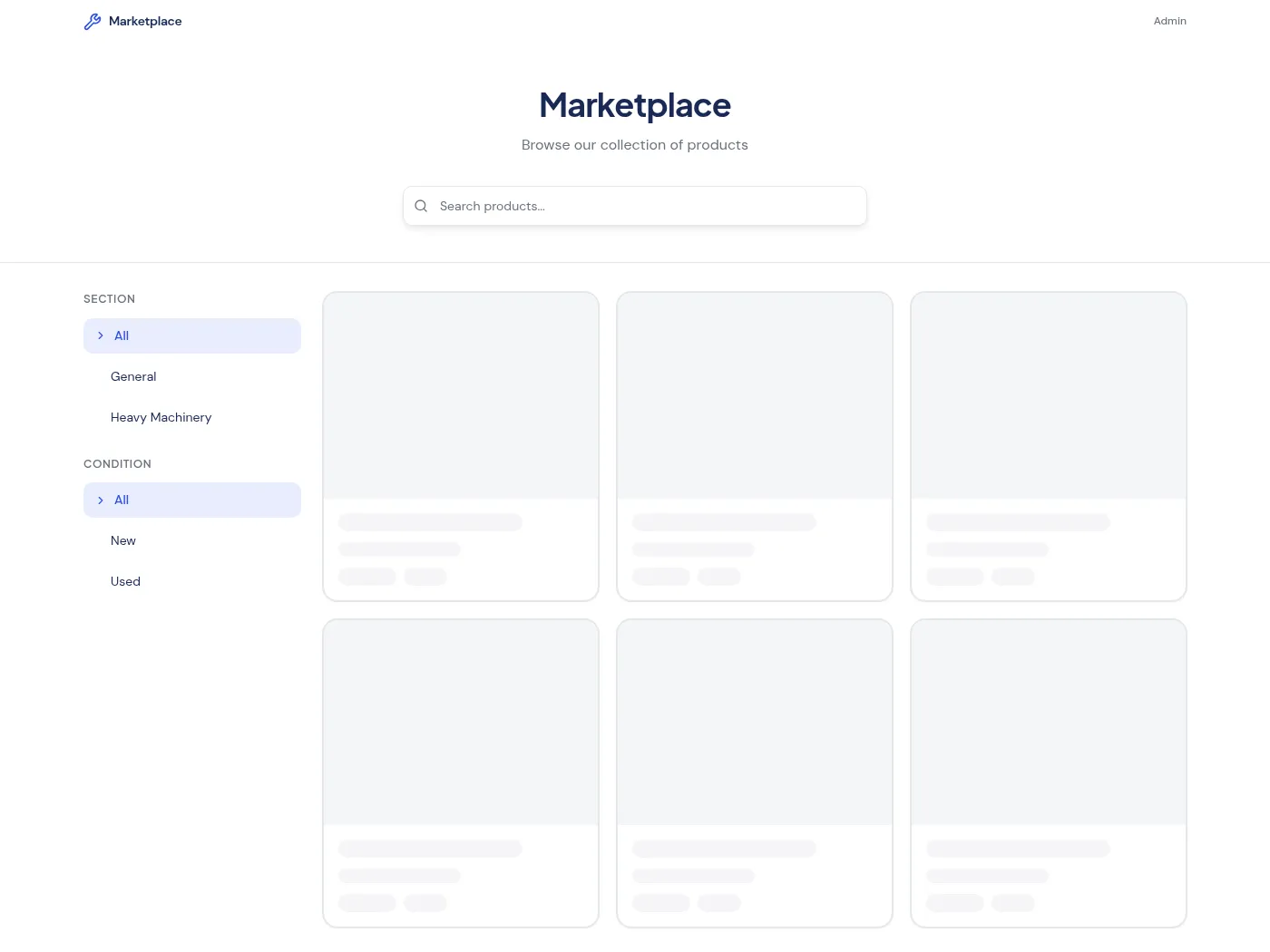 Marketplace Admin Portal