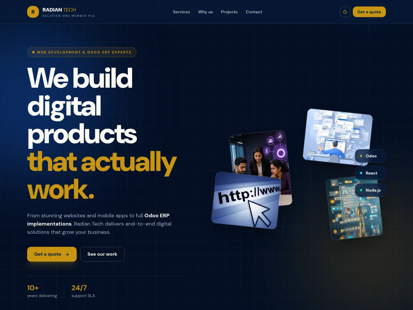 Radian Tech Website