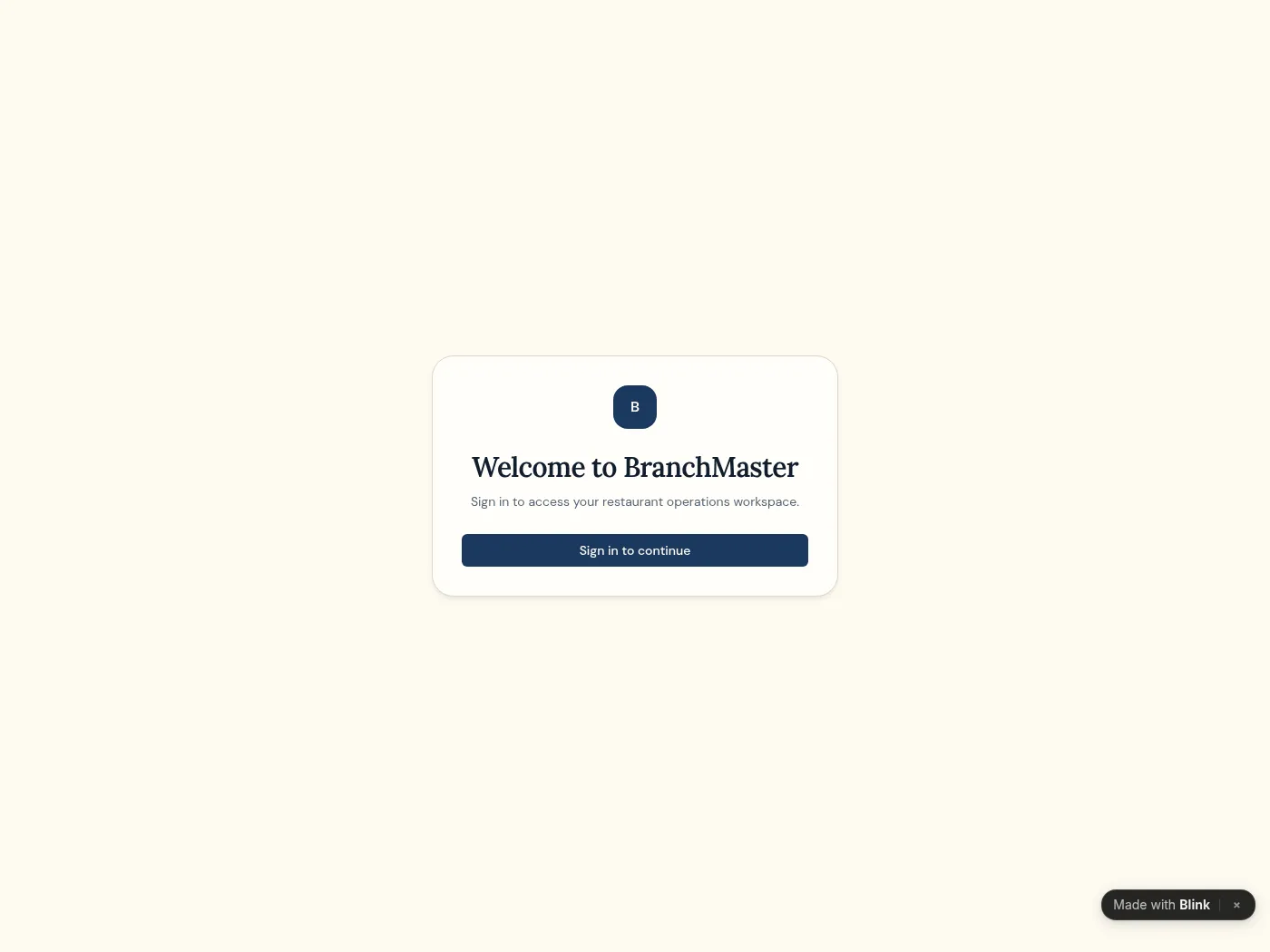BranchMaster SaaS Platform