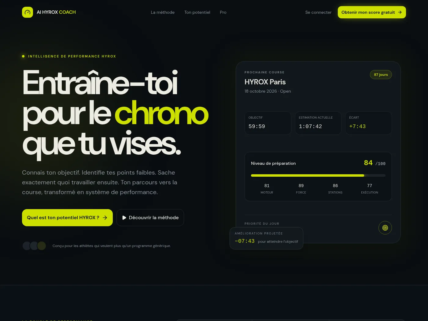 AI HYROX Coach