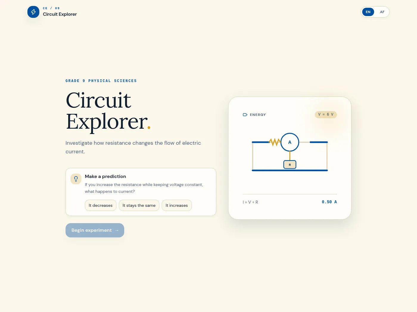 Circuit Explorer Sim