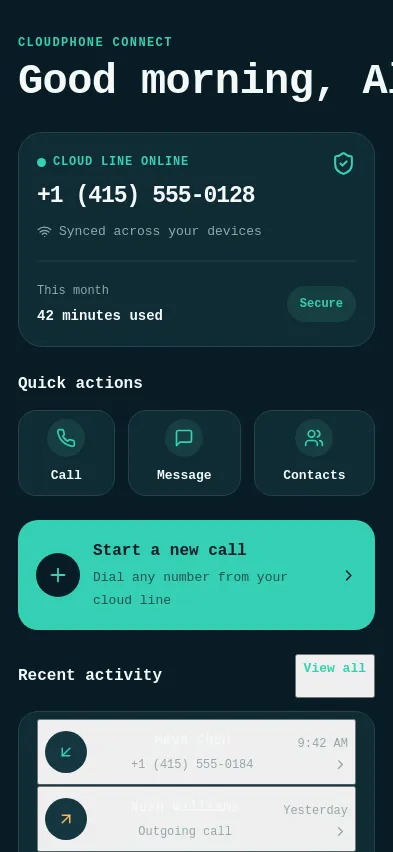 CloudPhone Connect