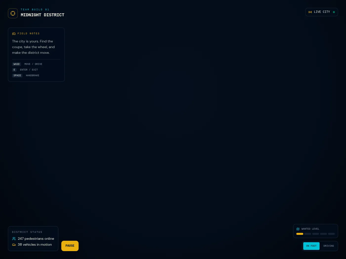 GTA-Style 3D Web Game