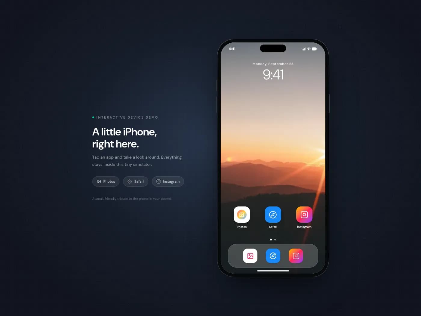 iPhone Simulator Web