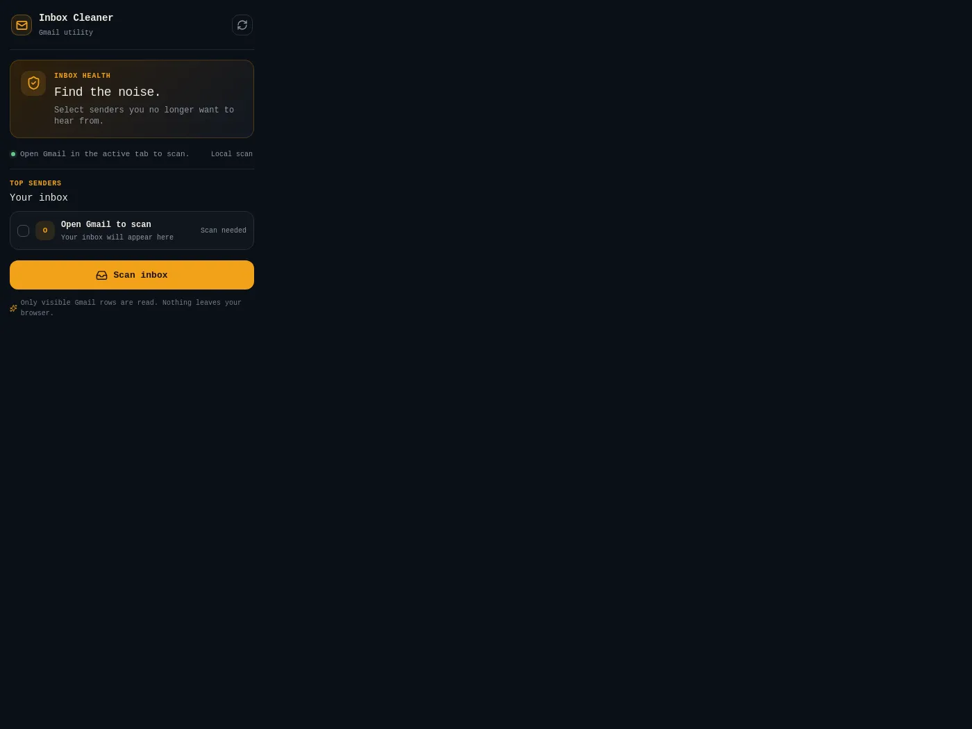 Inbox Cleaner Extension