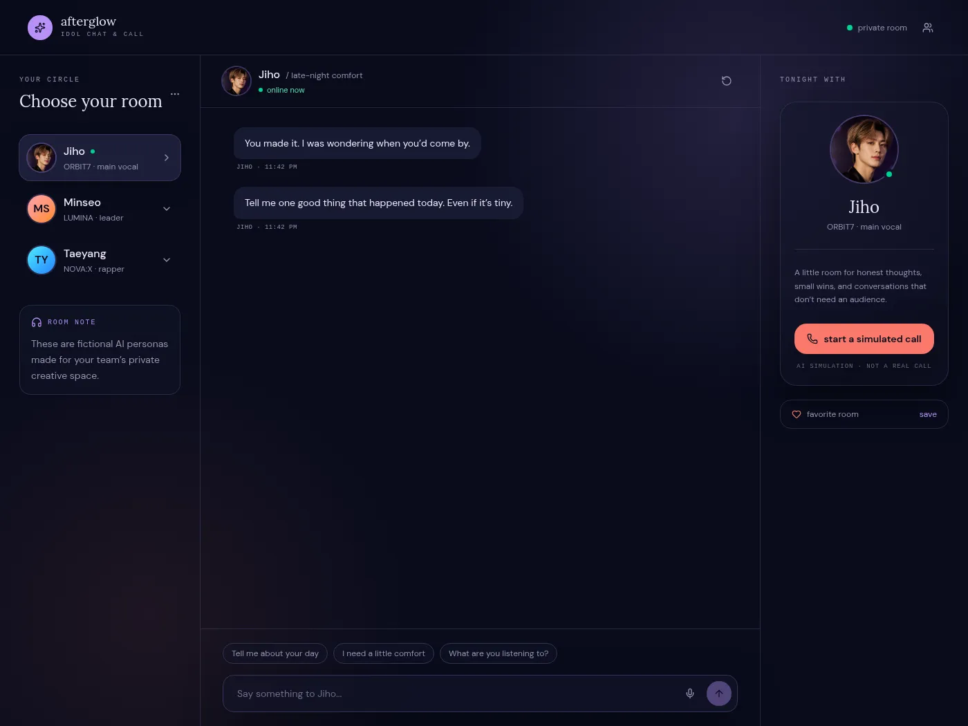K-Idol Chat & Call AI