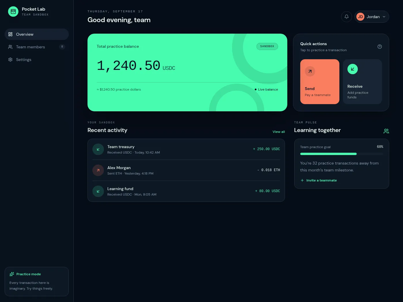 Crypto Sandbox Wallet