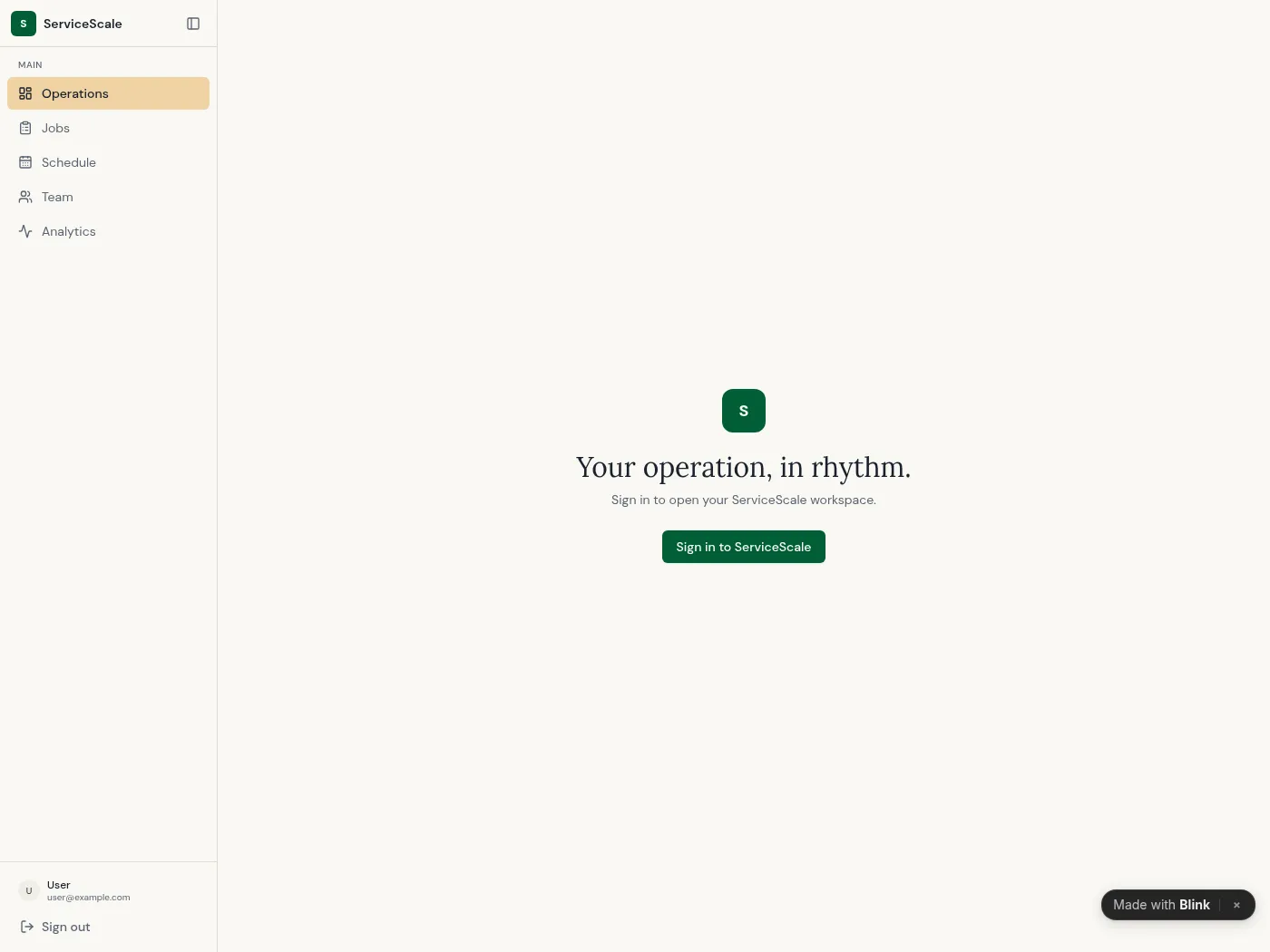 ServiceScale Platform