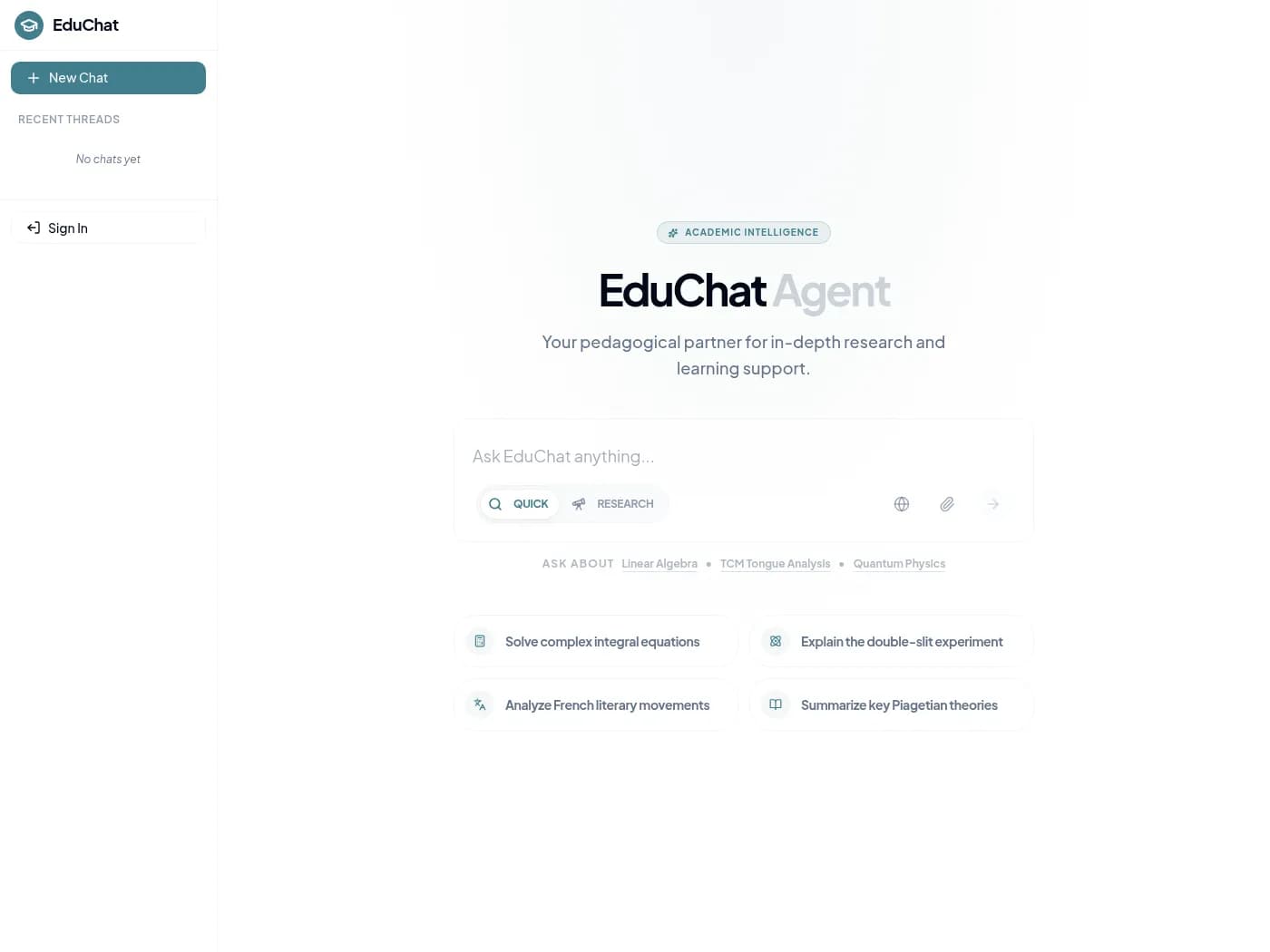 EduChat Agent
