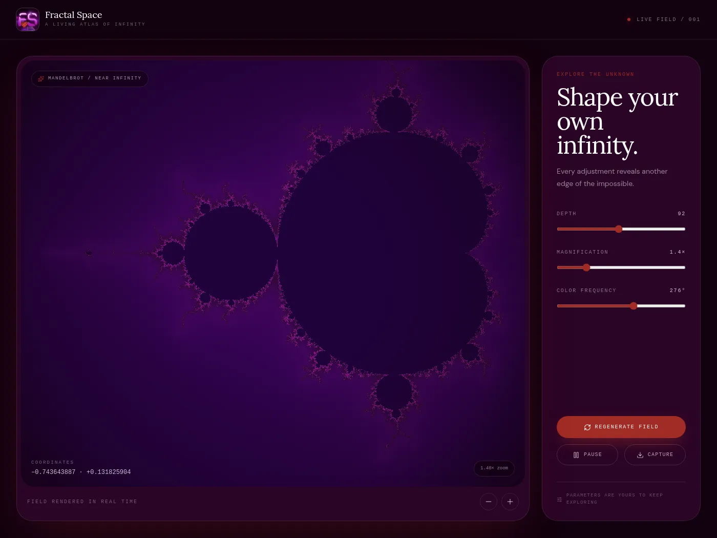 Fractal Space Explorer