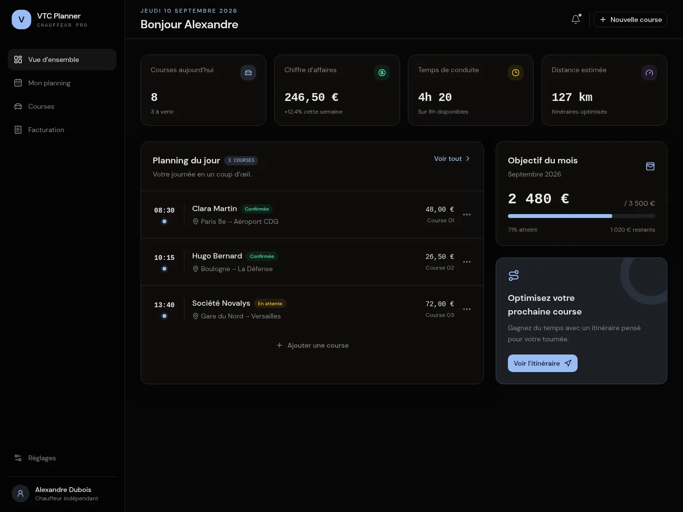 VTC Planner Pro