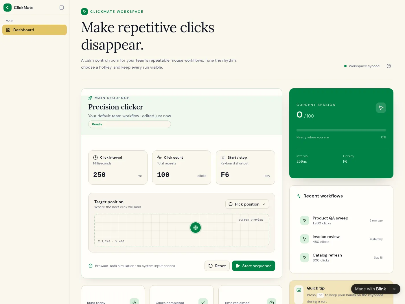 ClickMate Auto Clicker