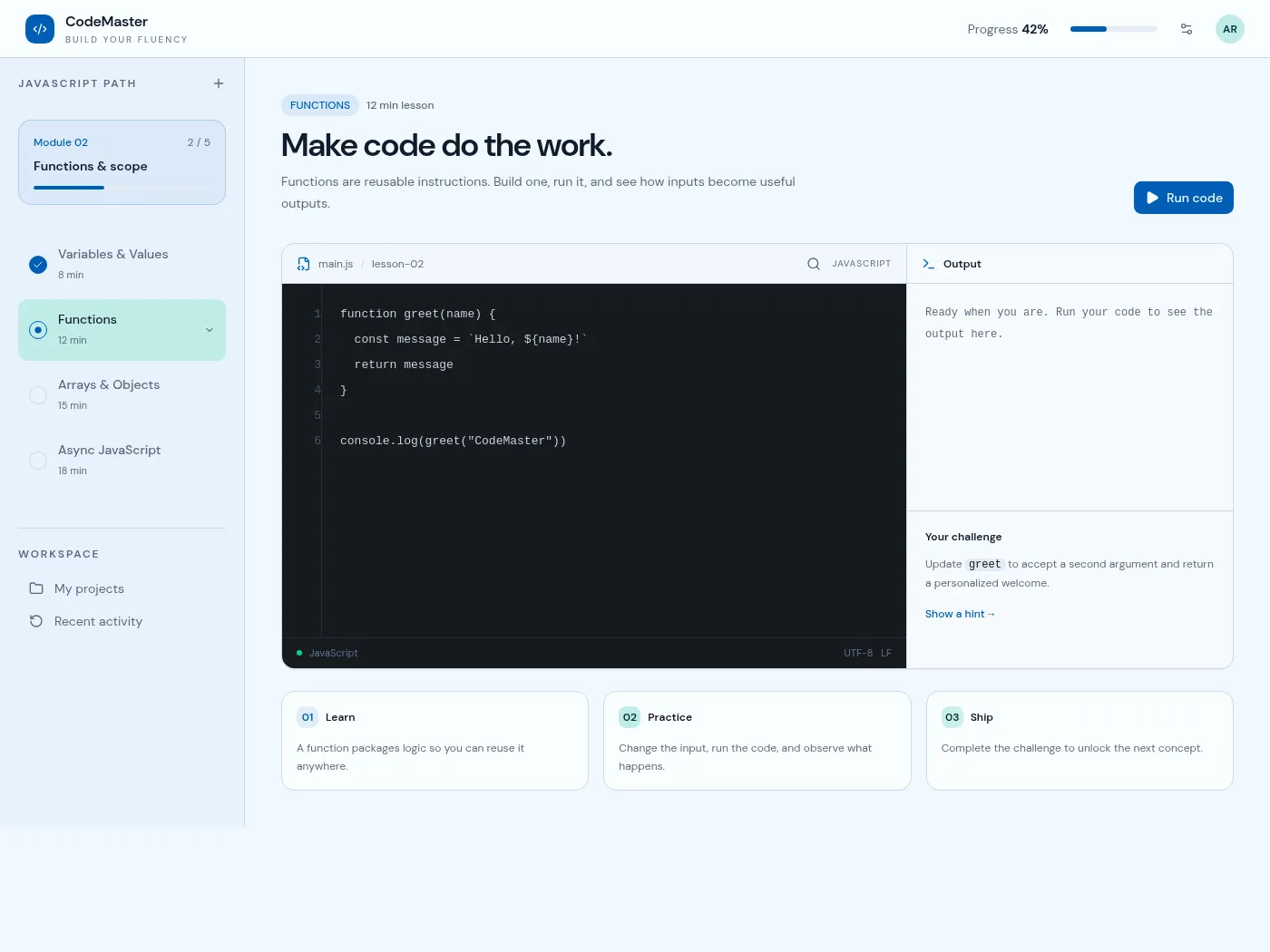 CodeMaster Platform