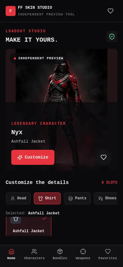 FF Skin Studio