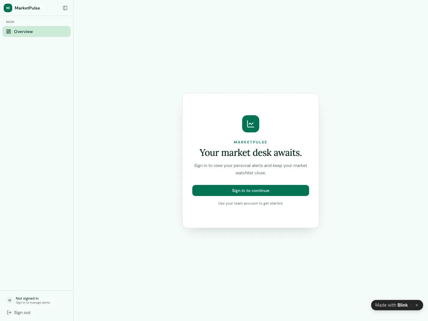 MarketPulse Dashboard