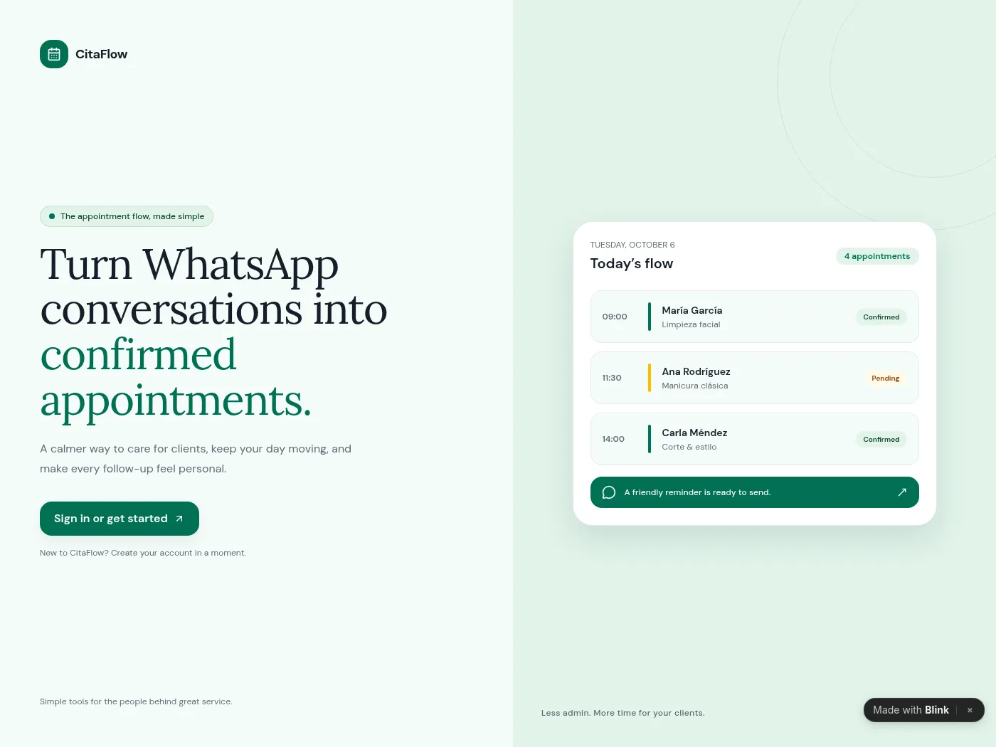 CitaFlow SaaS App