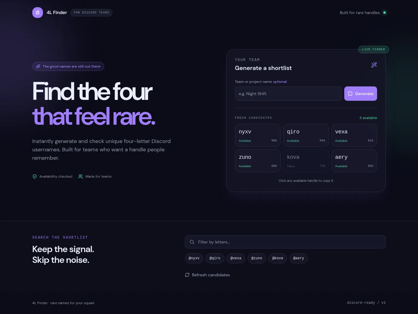 Discord 4L Finder