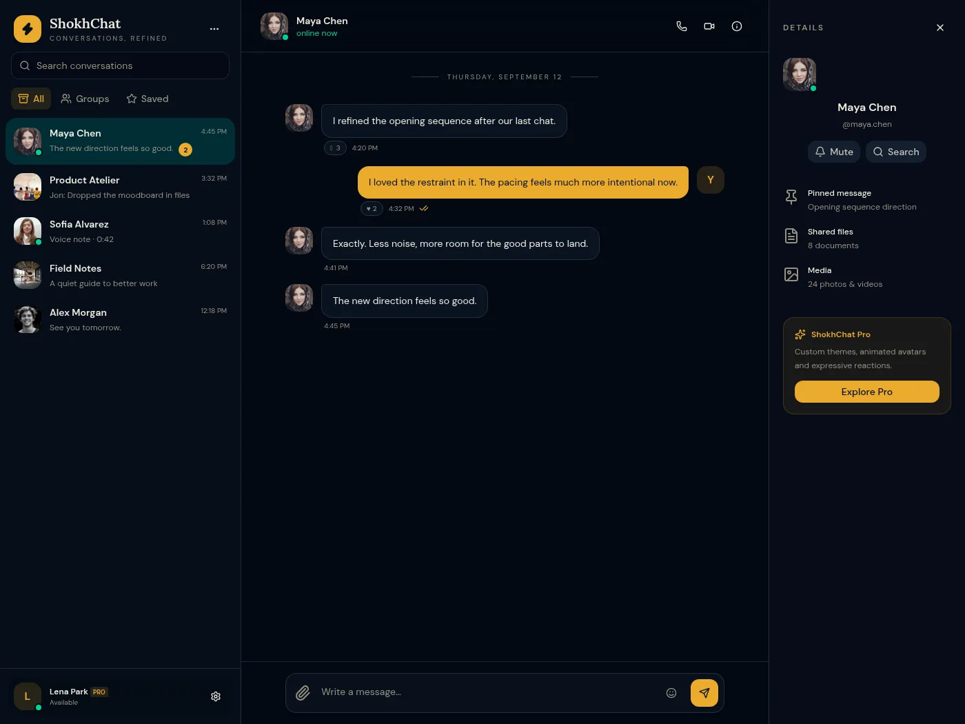 ShokhChat Messenger