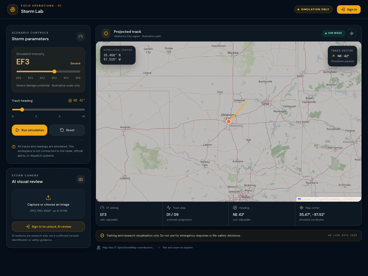 Tornado AI Tracker
