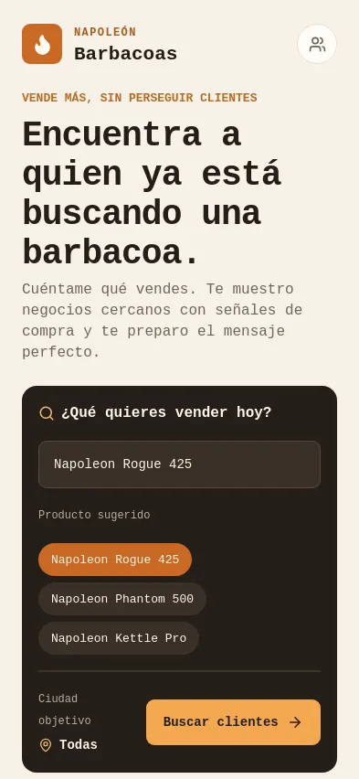 Napoleón Barbacoas Finder