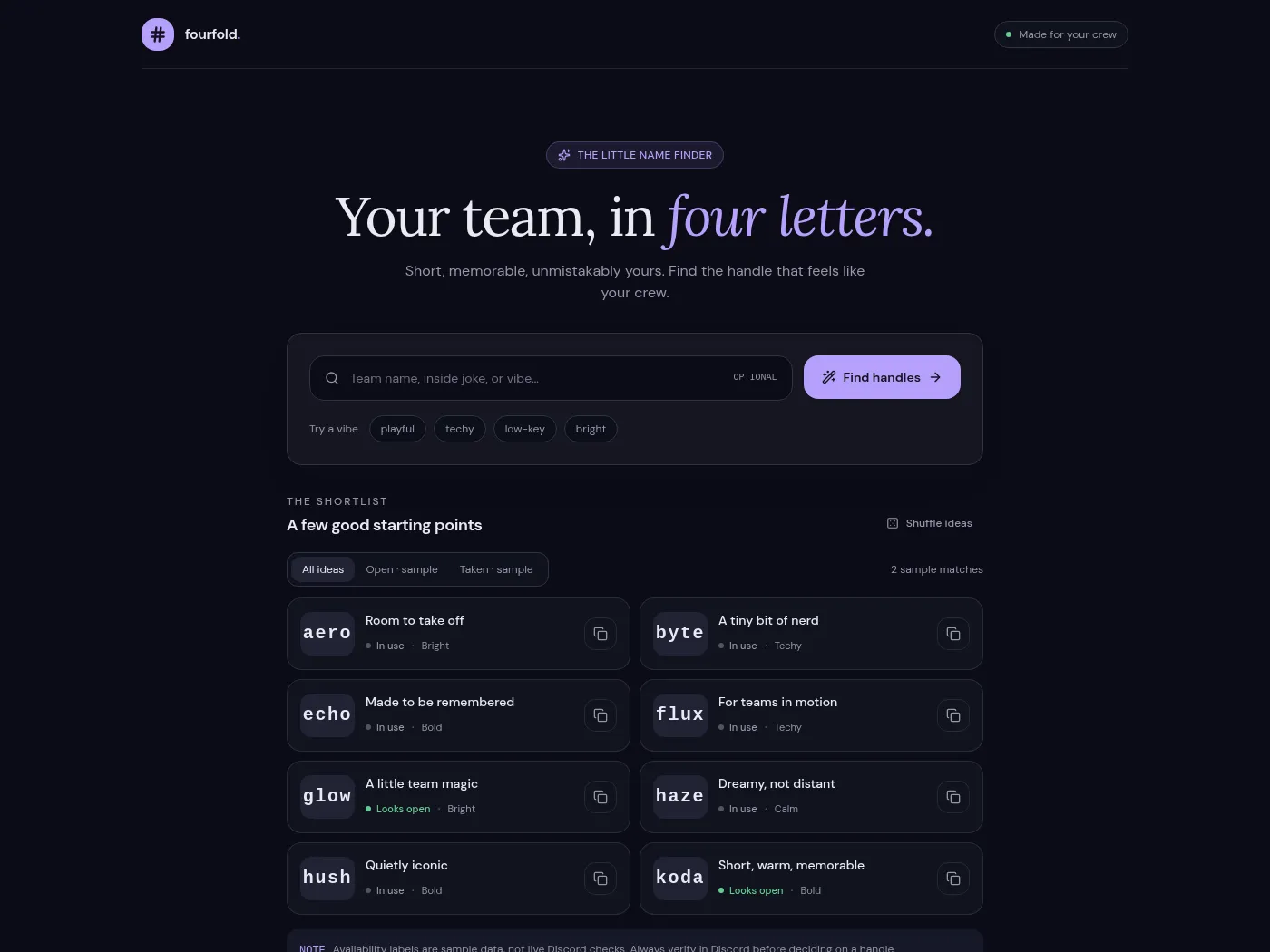 Discord Handle Finder