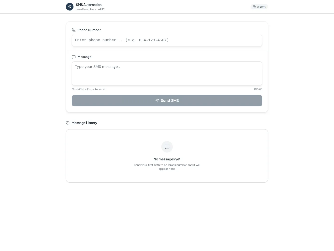SMS Automation Israel