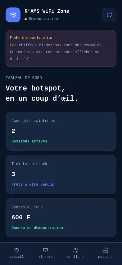 MikroTik Ticket Manager