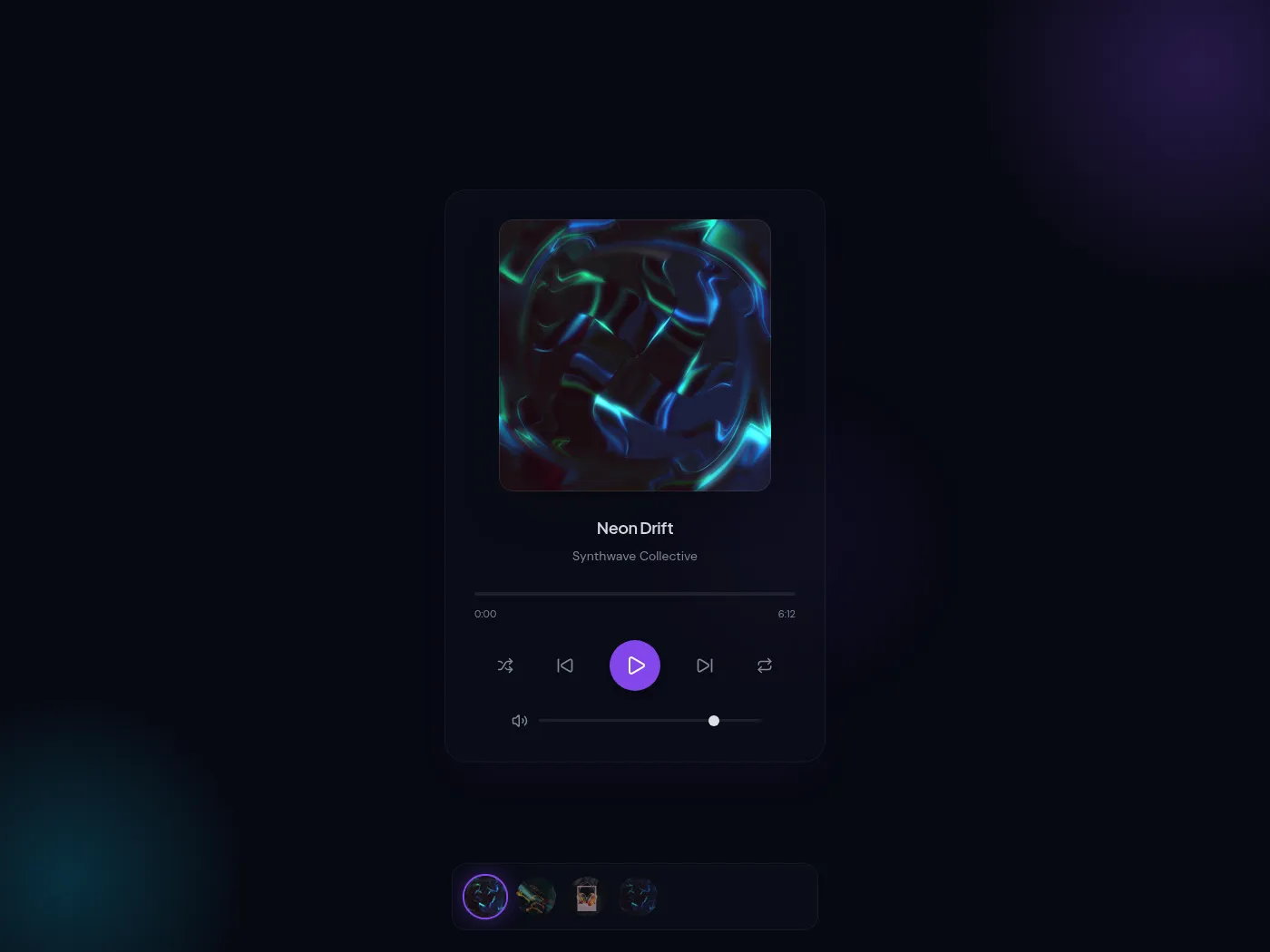 GlowWave Music Player