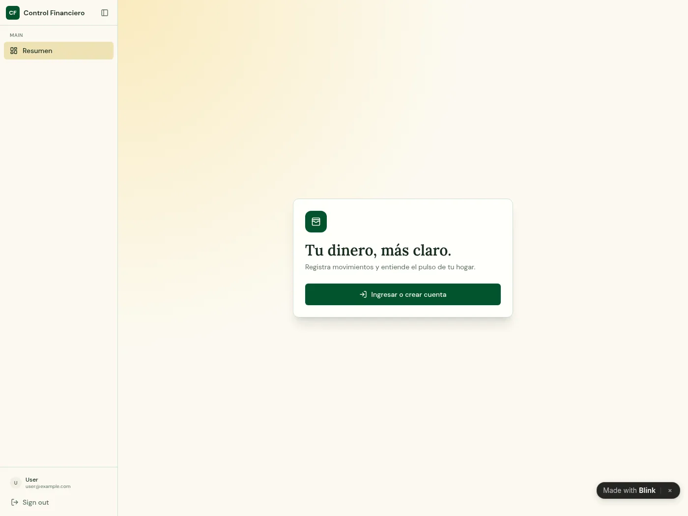 Control Financiero
