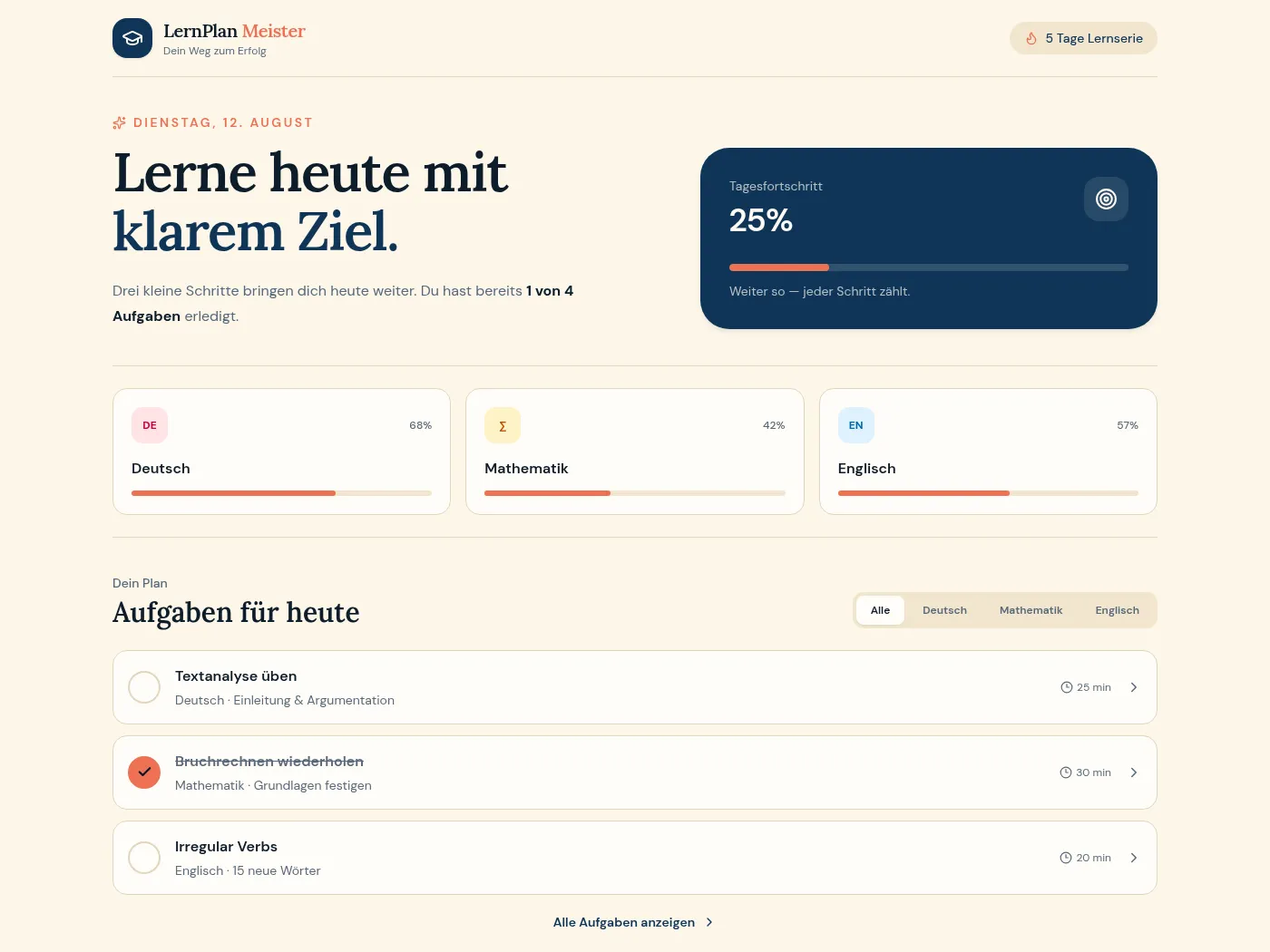LernPlan Meister