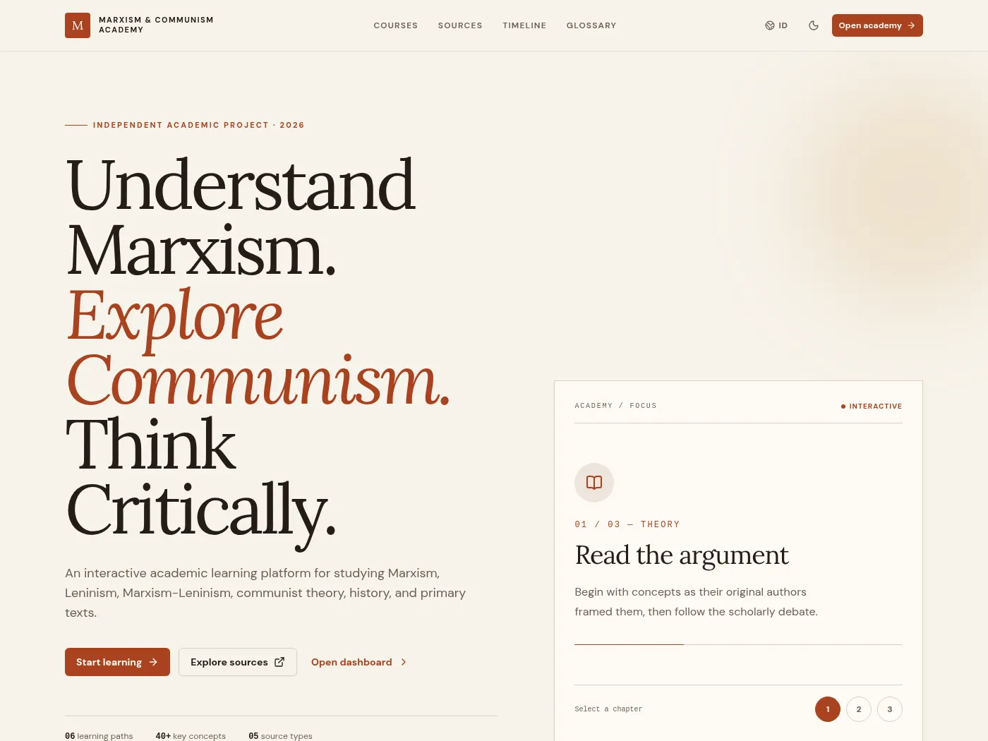 Marxism & Communism Academy