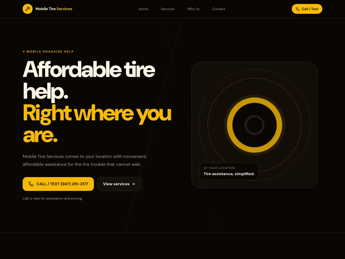 Mobile Tire Services Web