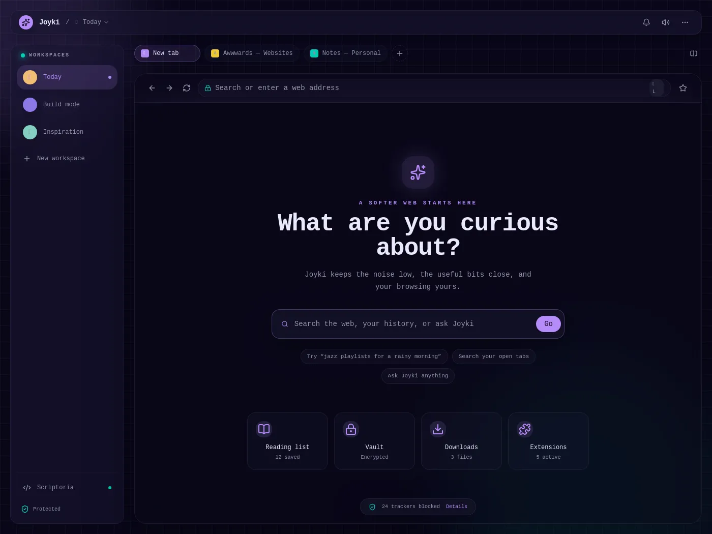 Joyki Desktop Browser