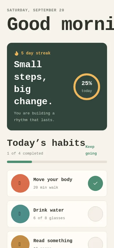 Max Habit Tracker