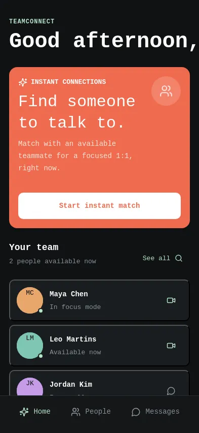 TeamConnect Video App
