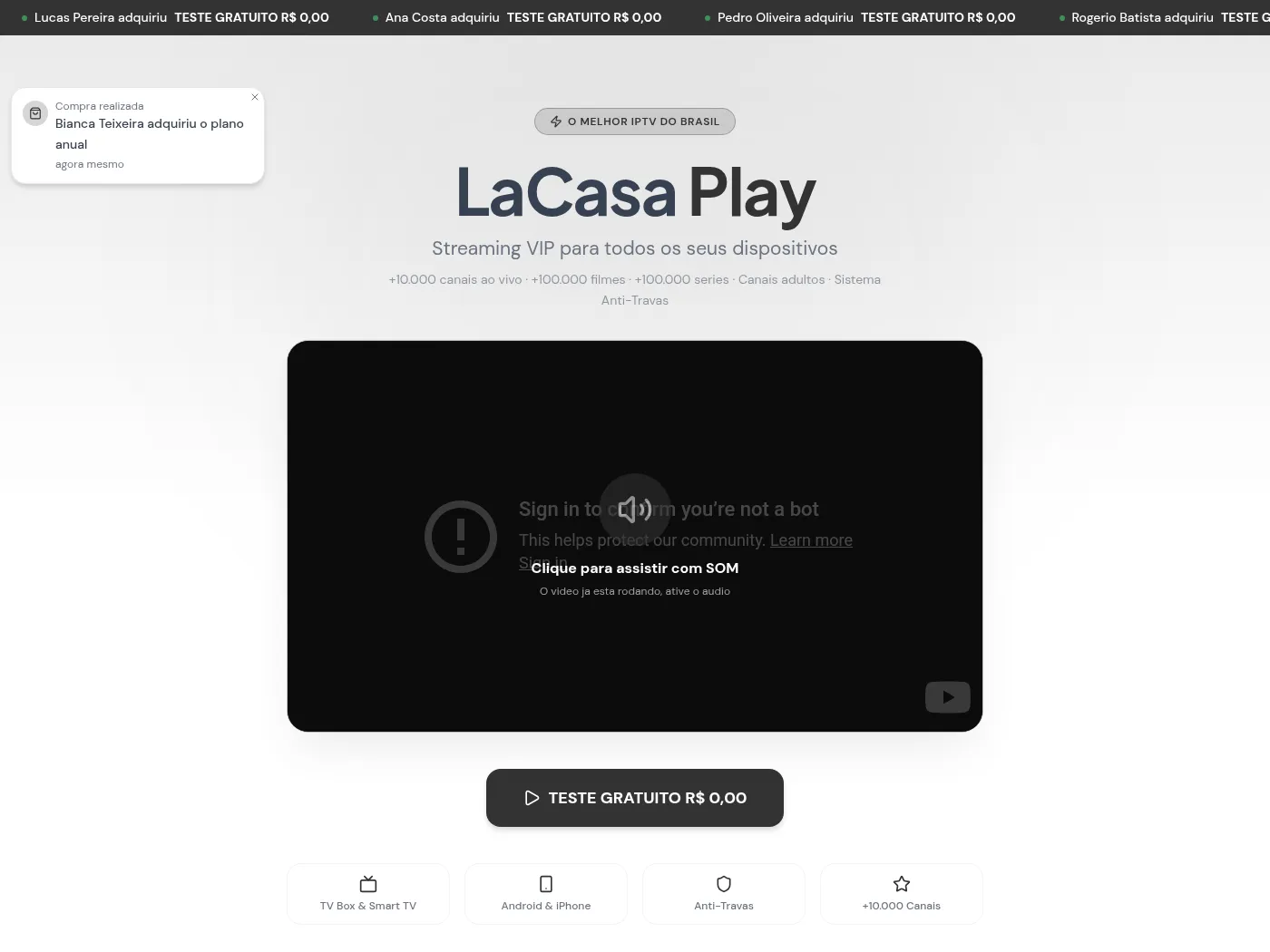 LaCasa Play Landing