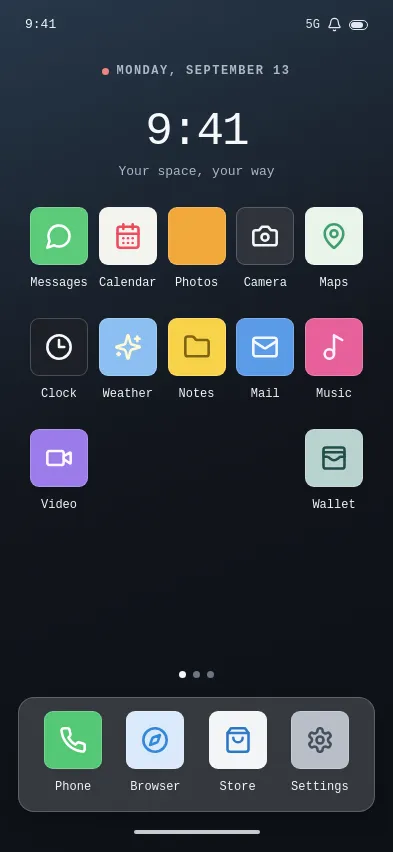 iOS Style Launcher