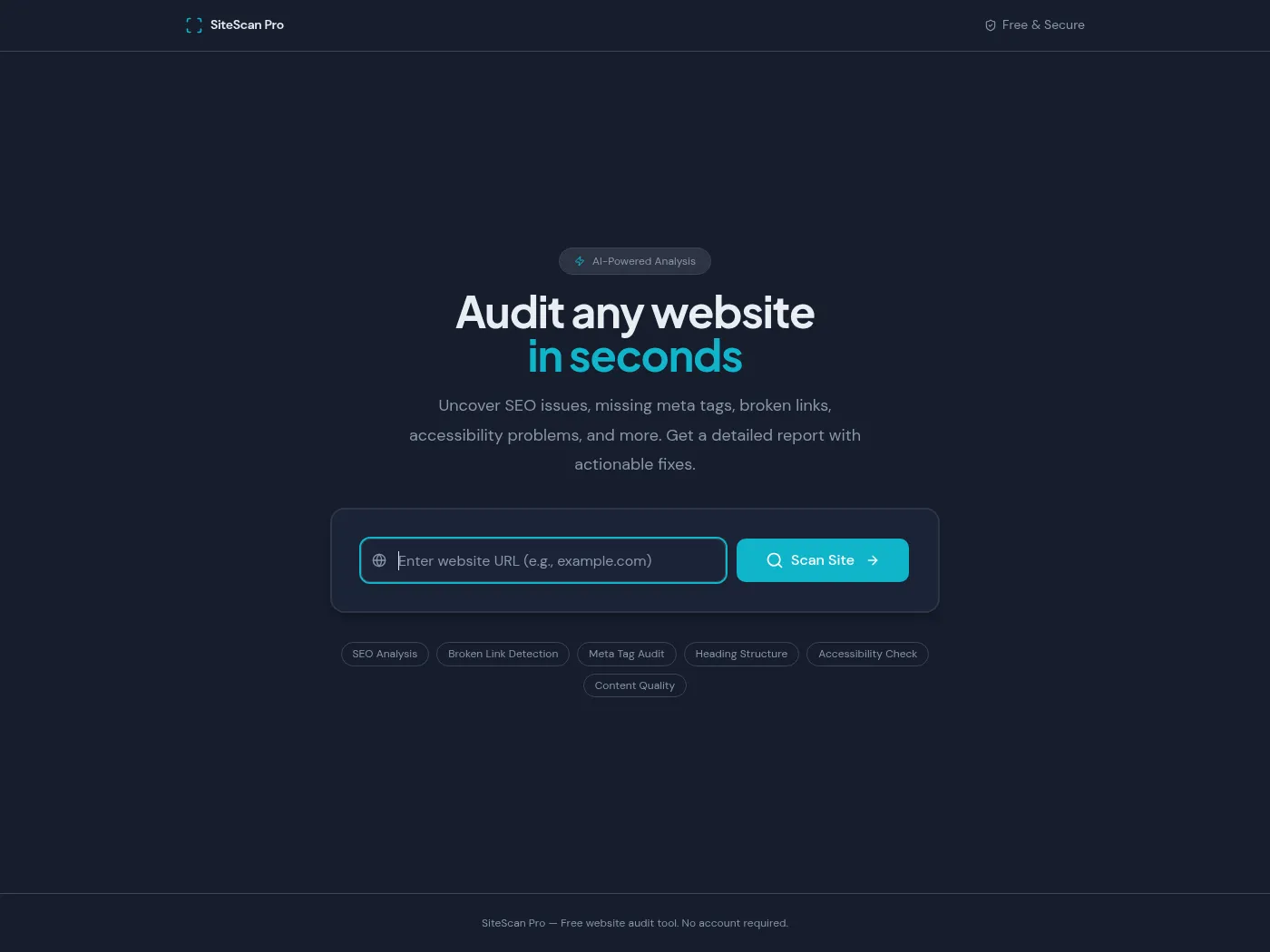 SiteScan Pro