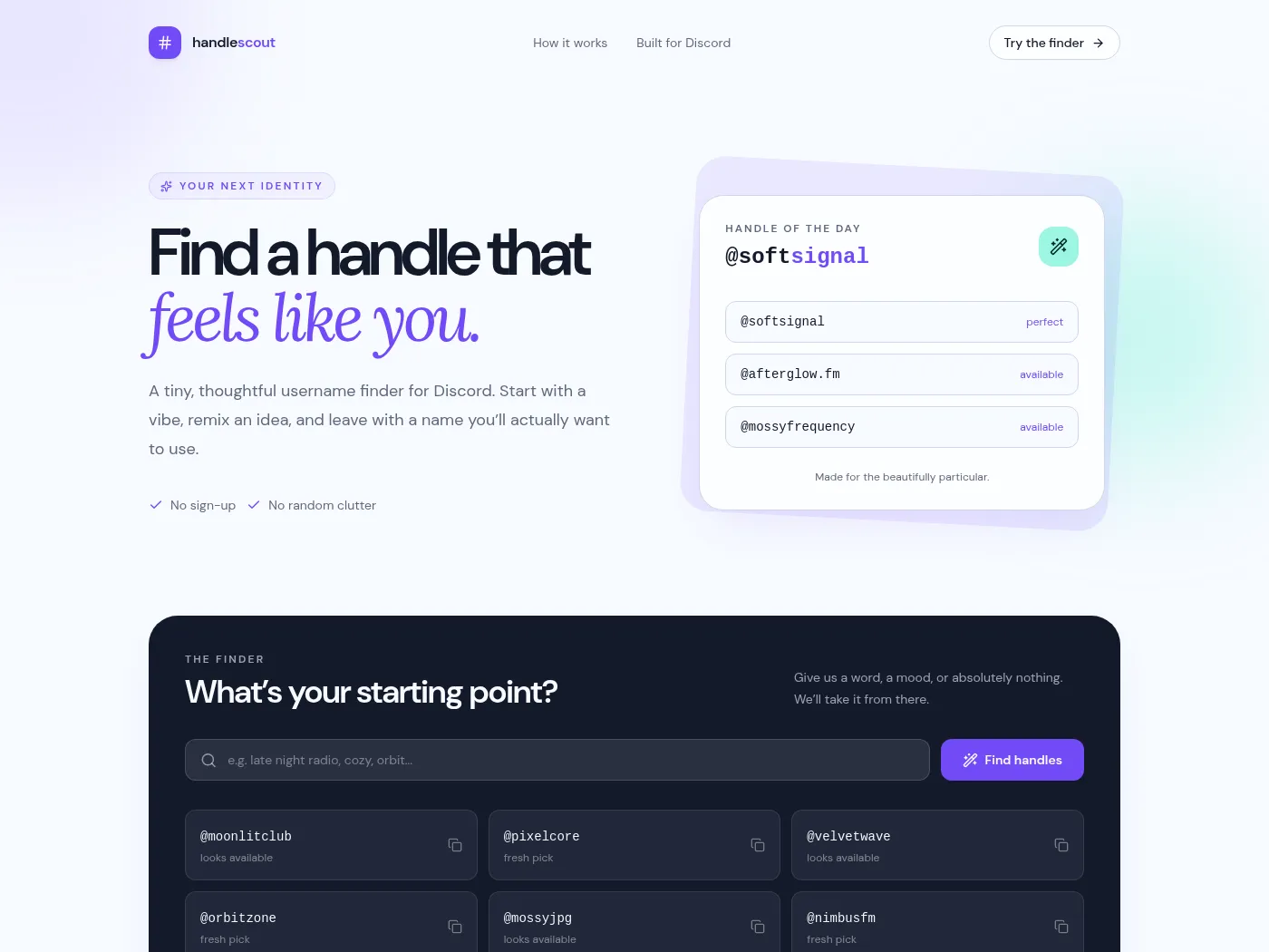 Discord Handle Finder