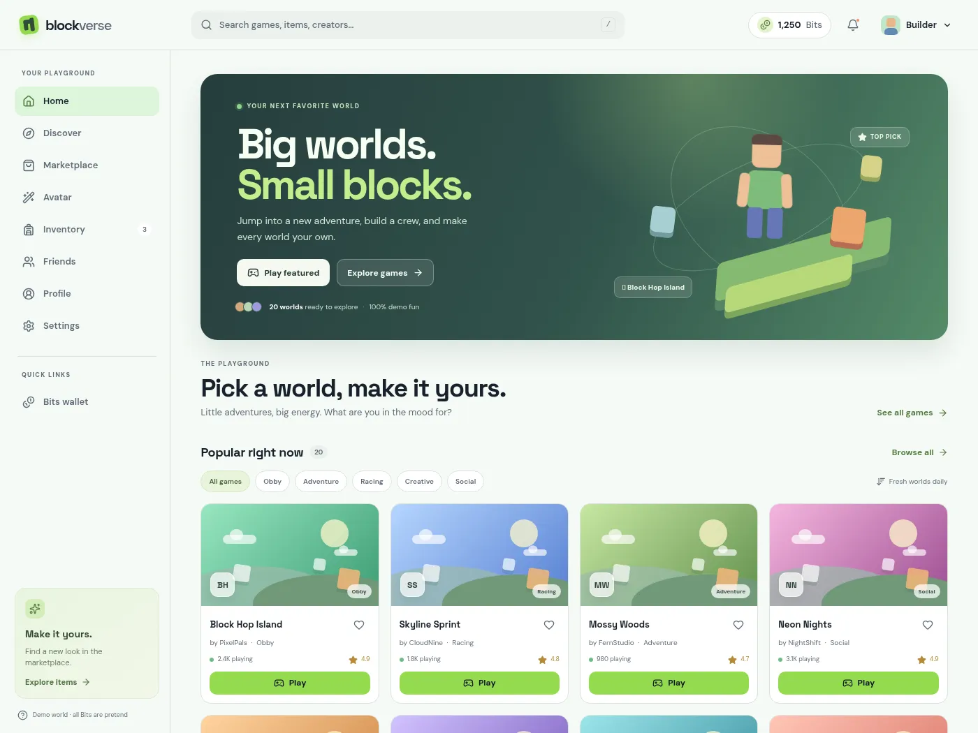 BlockVerse Gaming Platform