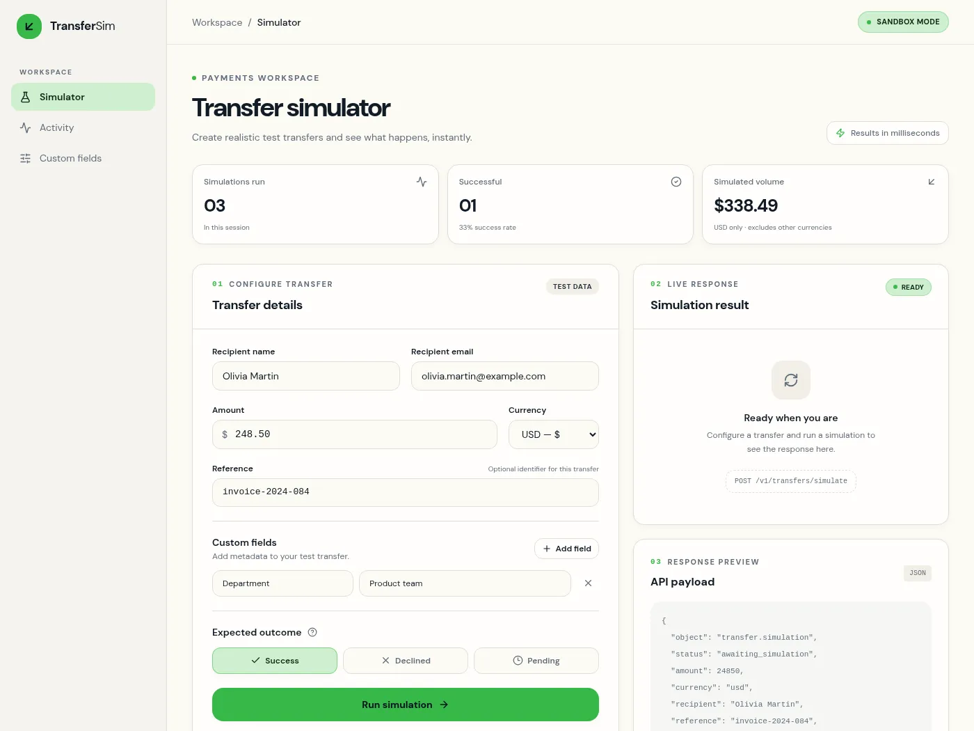 TransferSim