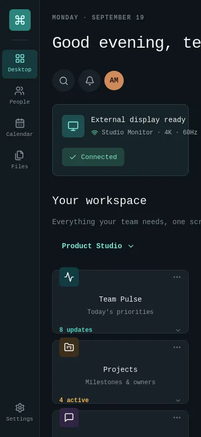 iPhone Desktop Mode