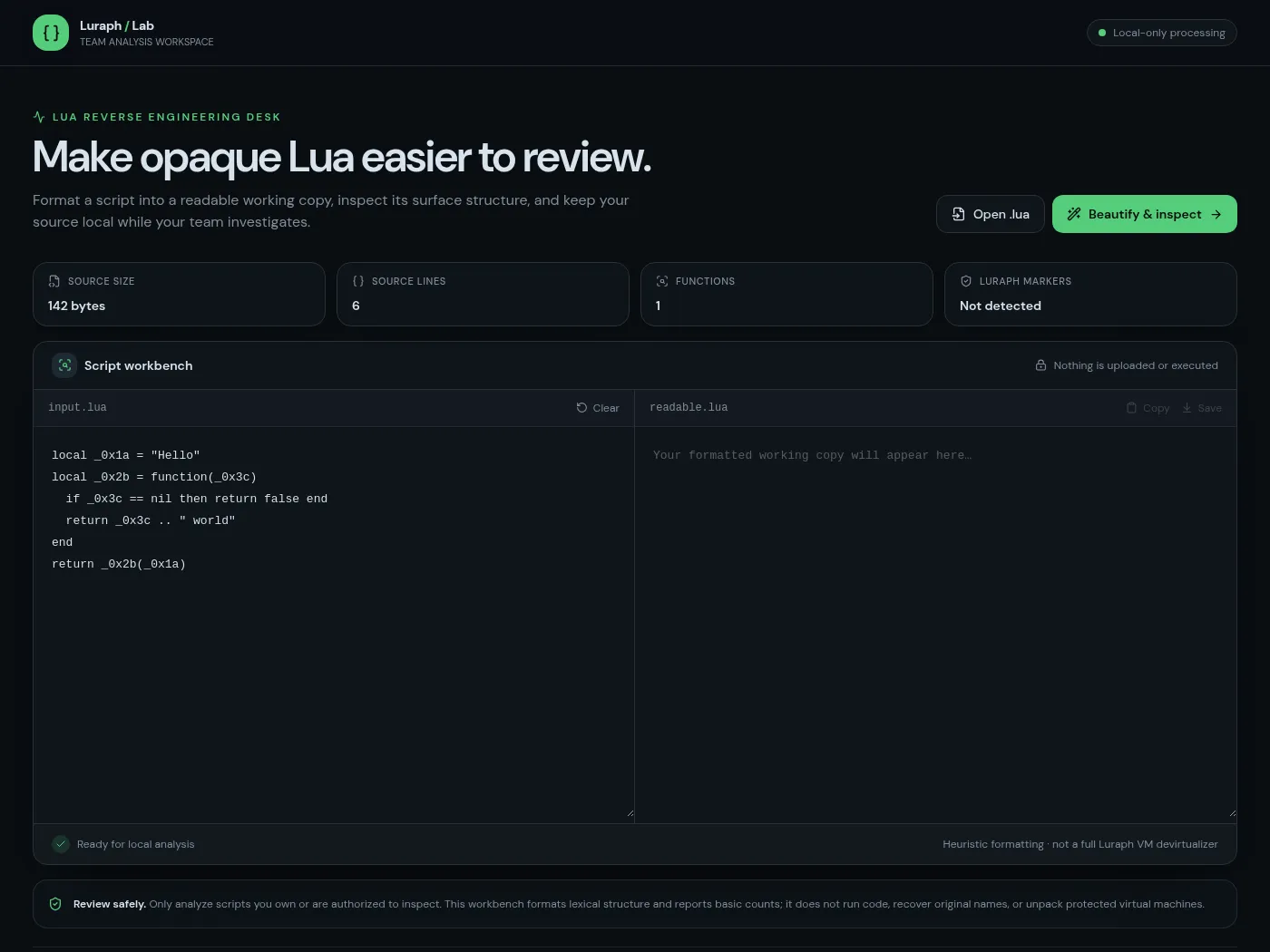 Luraph Deobfuscator Pro