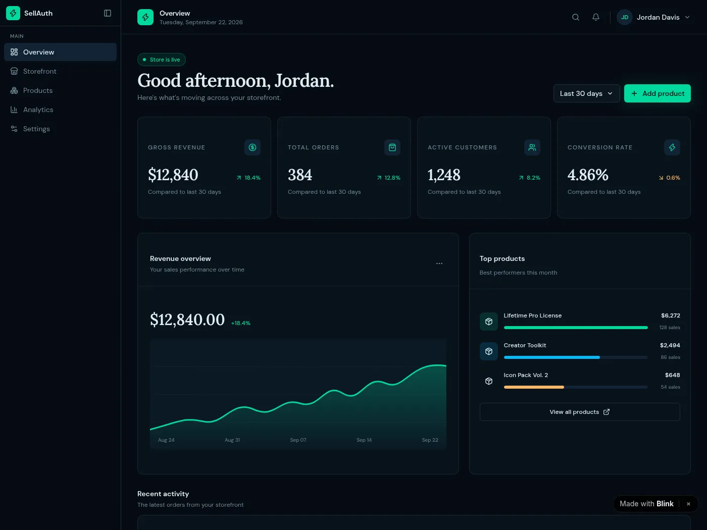 SellAuth UI Kit