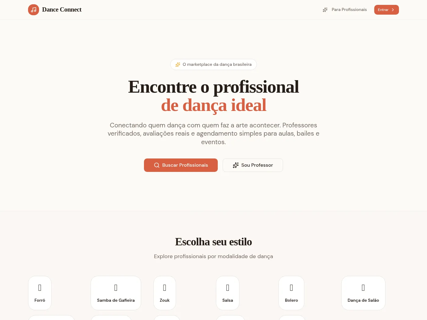 Dance Connect Platform