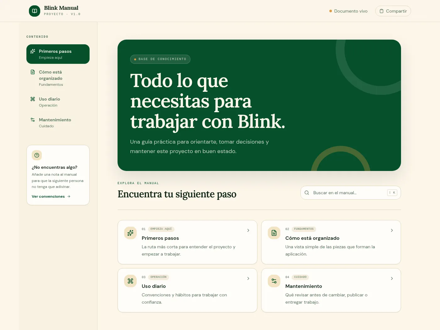 Blink Project Manual